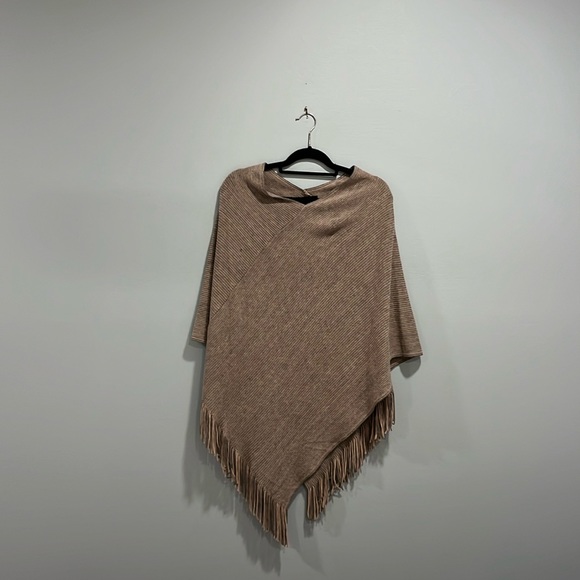 Cejon | Sweaters | Knitted Poncho Color Is Light Pink In Pic Looks More ...